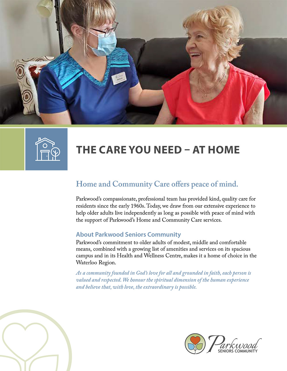 Home and Community Care - Parkwood Seniors Community